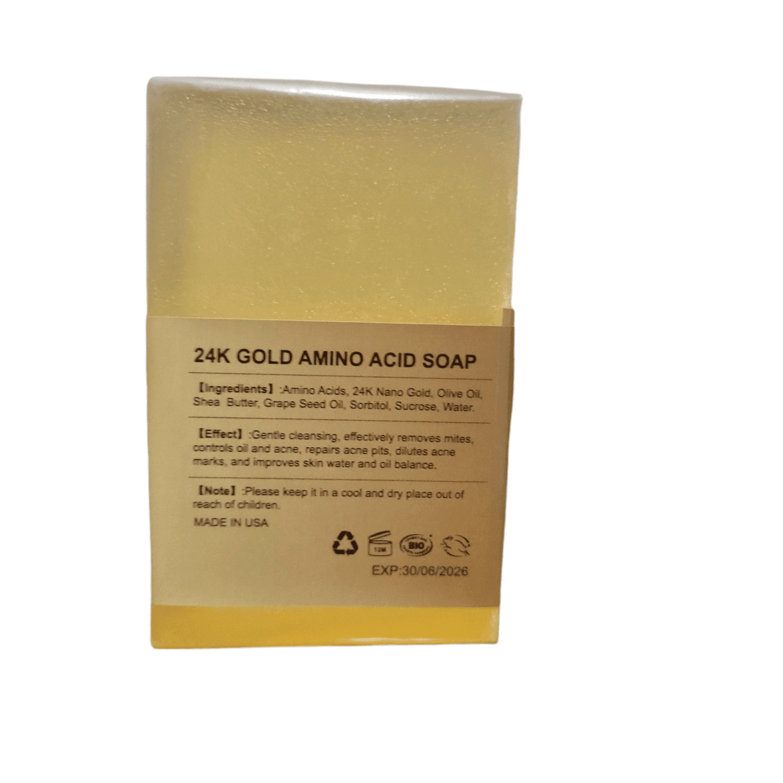 24k Gold Face Soap | Body Whitening Soap | Elizabeth O Beauty